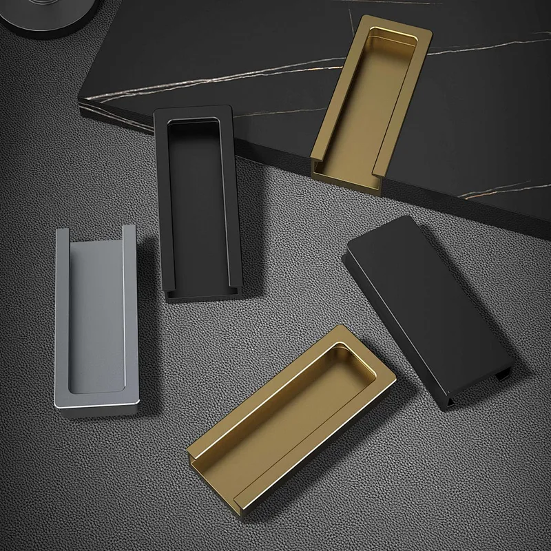 Filta Manufacturing OEM Simple Concealed Black Drawer Handles - black ...